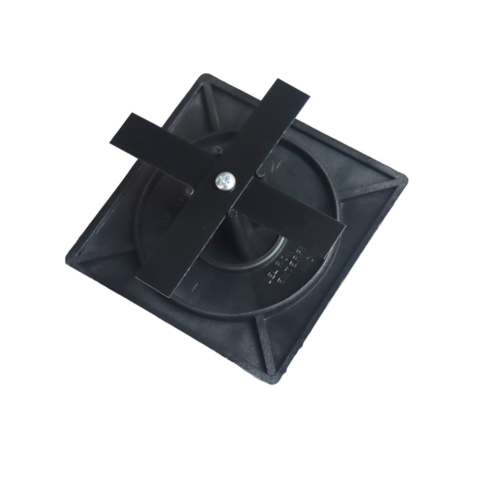 4" Standard Square Pole Cap (Part # 85-00006) – Deltech Manufacturing