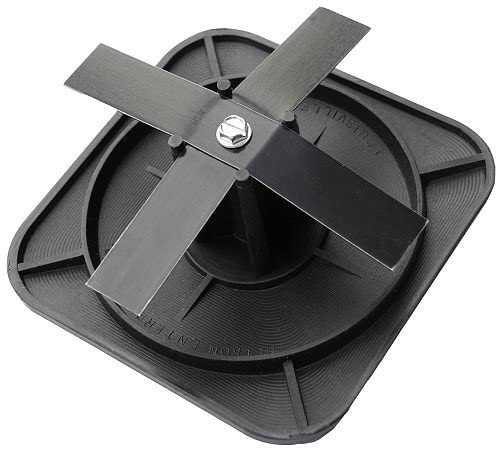5" Standard Square Pole Cap with 1" Radius Corner (Part # 86-00011 ...